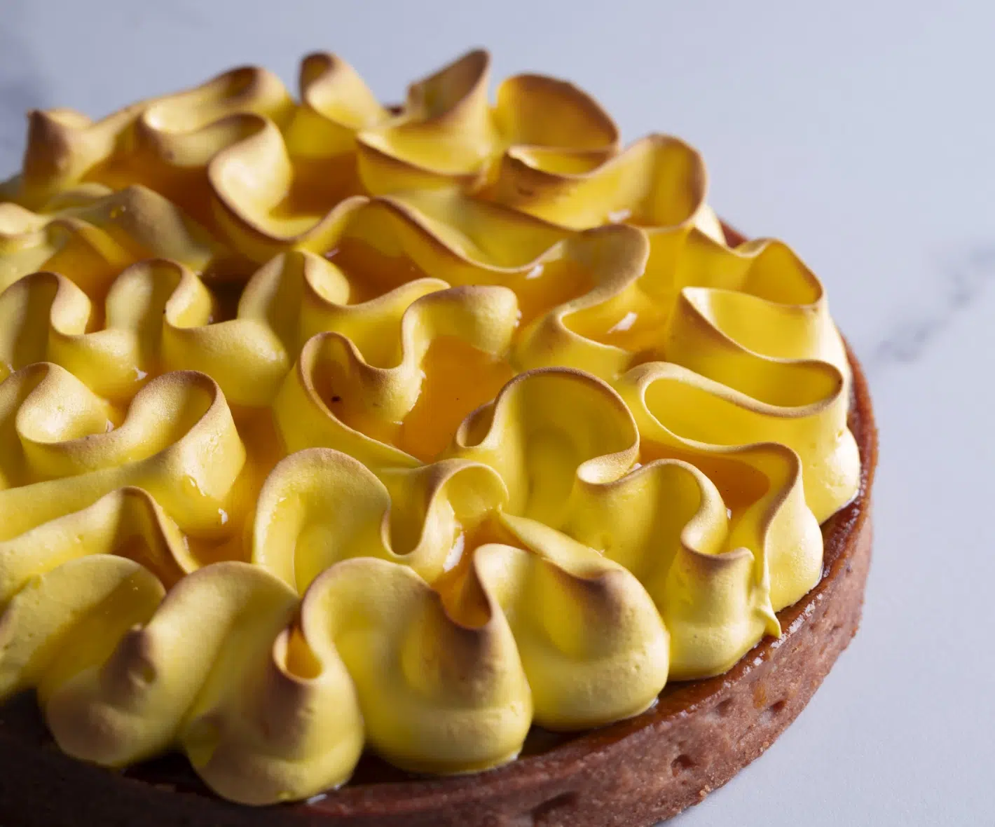 Recette de tarte - Tarte tangor meringuée - Sicoly