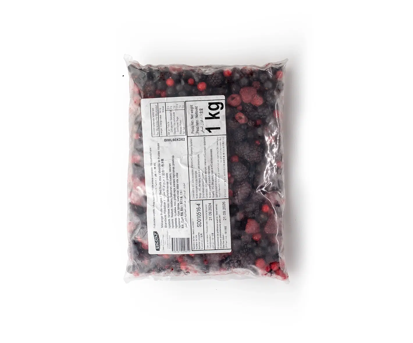 Mezcla de frutos rojos enteros - Sicoly