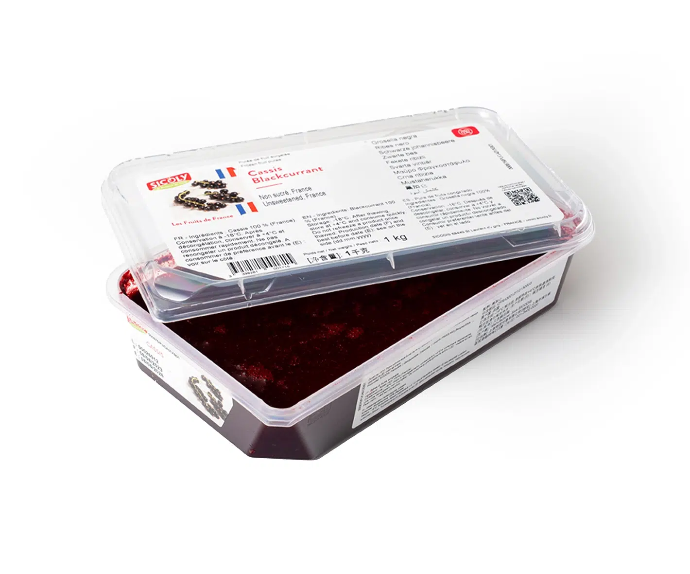 Blackcurrant from Burgundy France - Frozen fruit puree - Sicoly