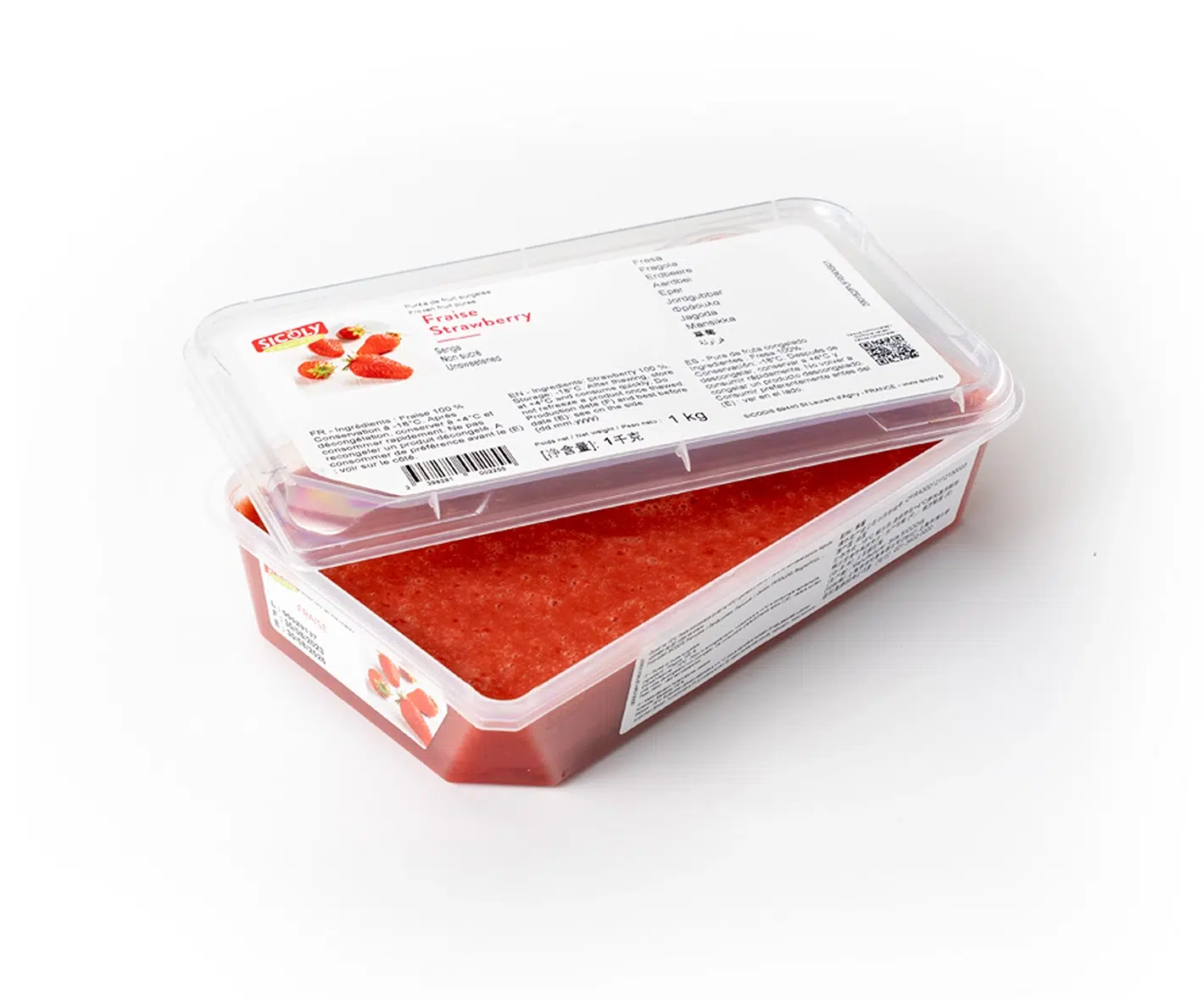 Strawberry Senga Sengana - Frozen Fruit Puree - Sicoly