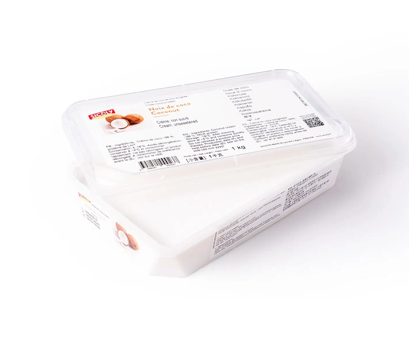 Noix de coco - Crème surgelée - Sicoly