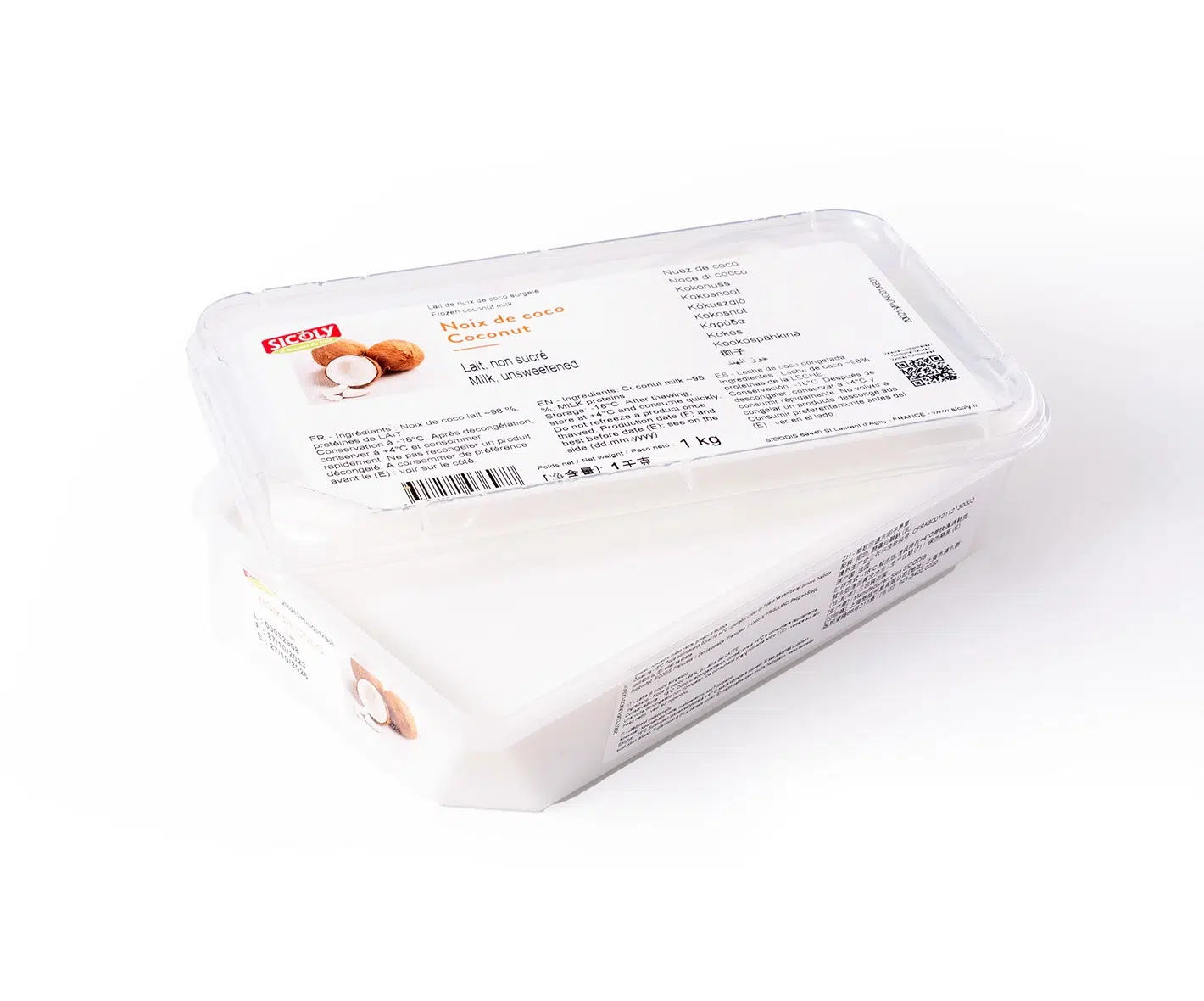 Noix de coco - Lait surgelé - Sicoly